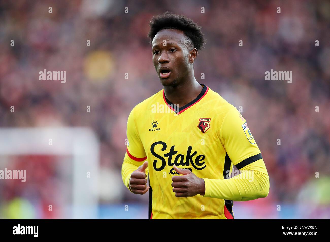 Watford’s Ismael Kone during the Sky Bet Championship match at Bramall ...