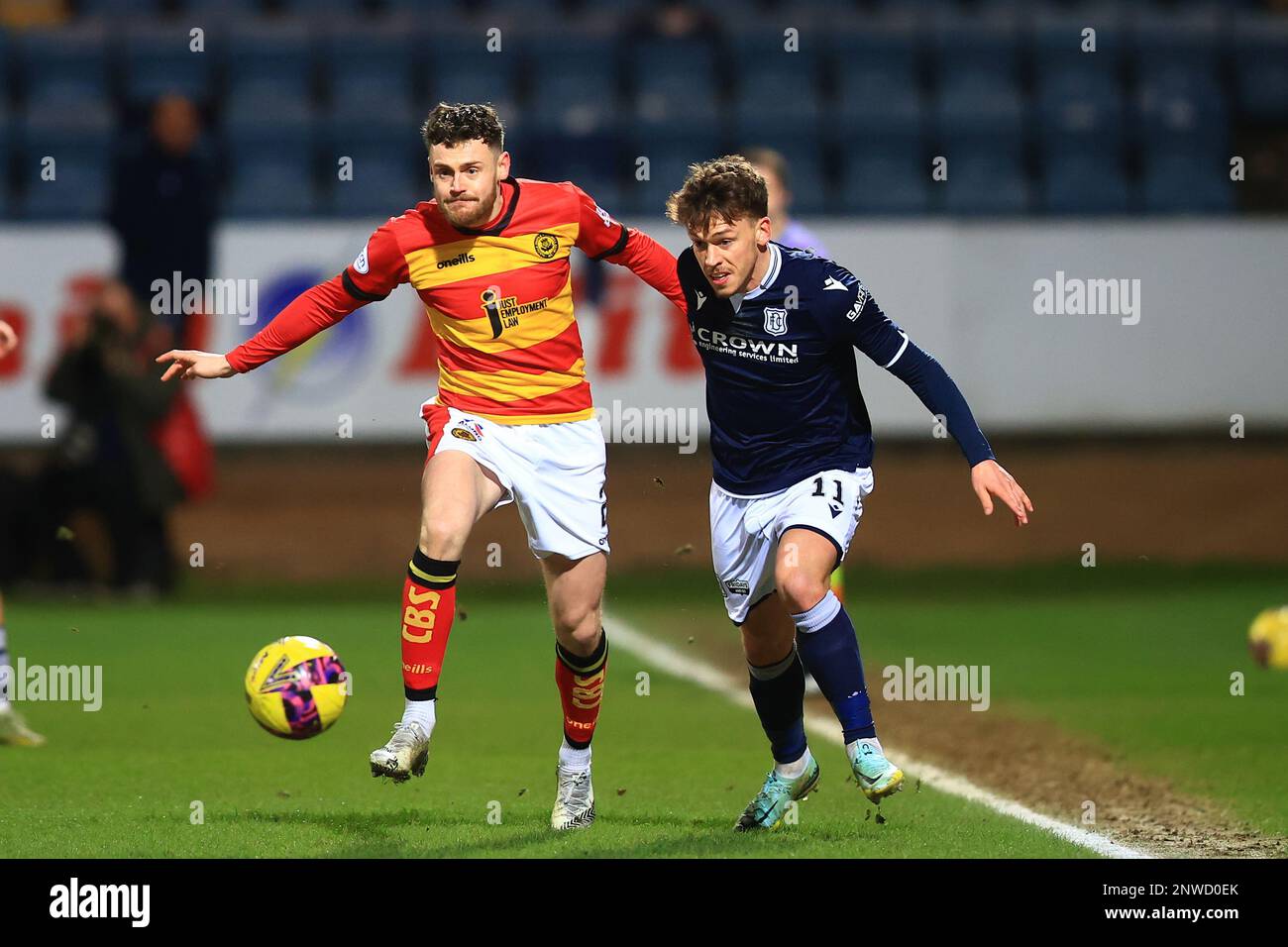 28th February 2023; Dens Park, Dundee, Scotland: Scottish Championship ...