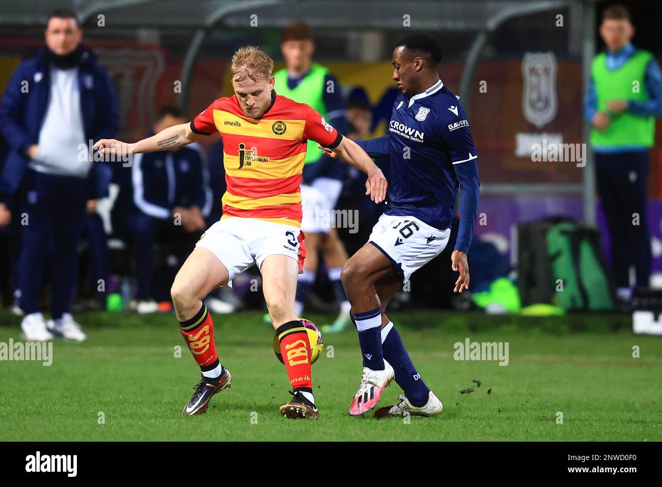 28th February 2023; Dens Park, Dundee, Scotland: Scottish Championship ...