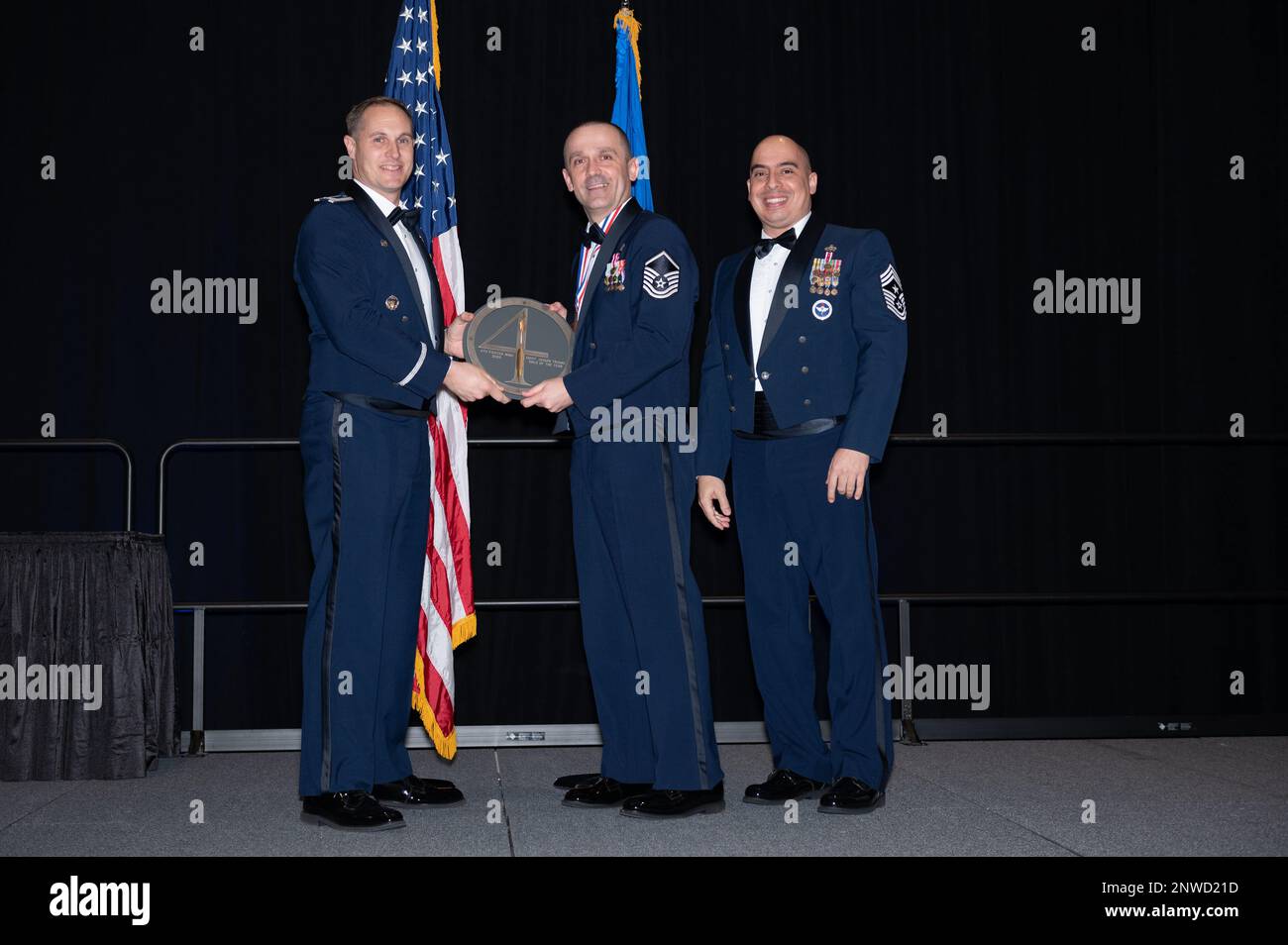 Master Sgt. Jasmin Trumic, center, 4th Healthcare Operations Squadron ...