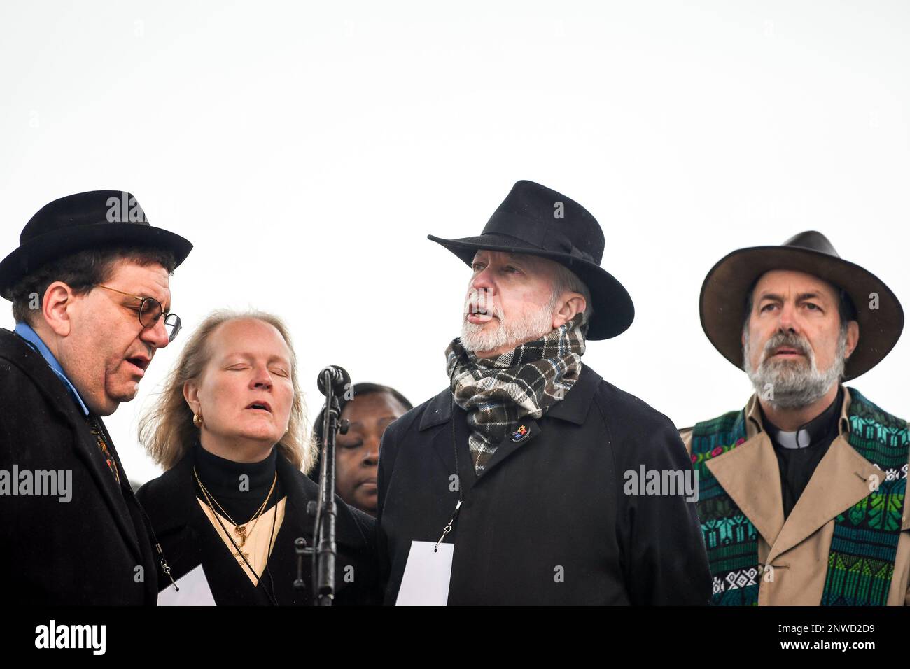 Rabbi Jonathan Perlman, from left, Rabbi Cheryl Klein and Rabbi Jeffrey ...