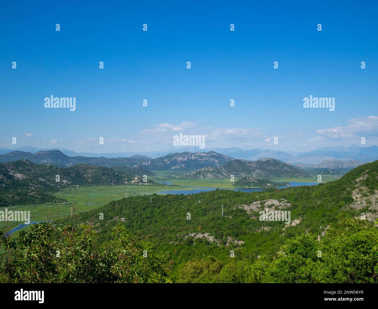 Lake Skadar landscape, Montenegro Stock Photo - Alamy