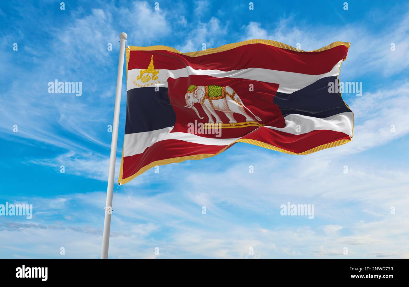 official flag of Unit colours of the 1st Infantry Regiment, King's Own ...