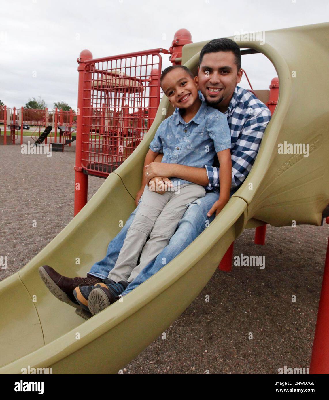 In an Oct. 11, 2018 photo, Rev. Aaron Zapata poses for a photo with his ...
