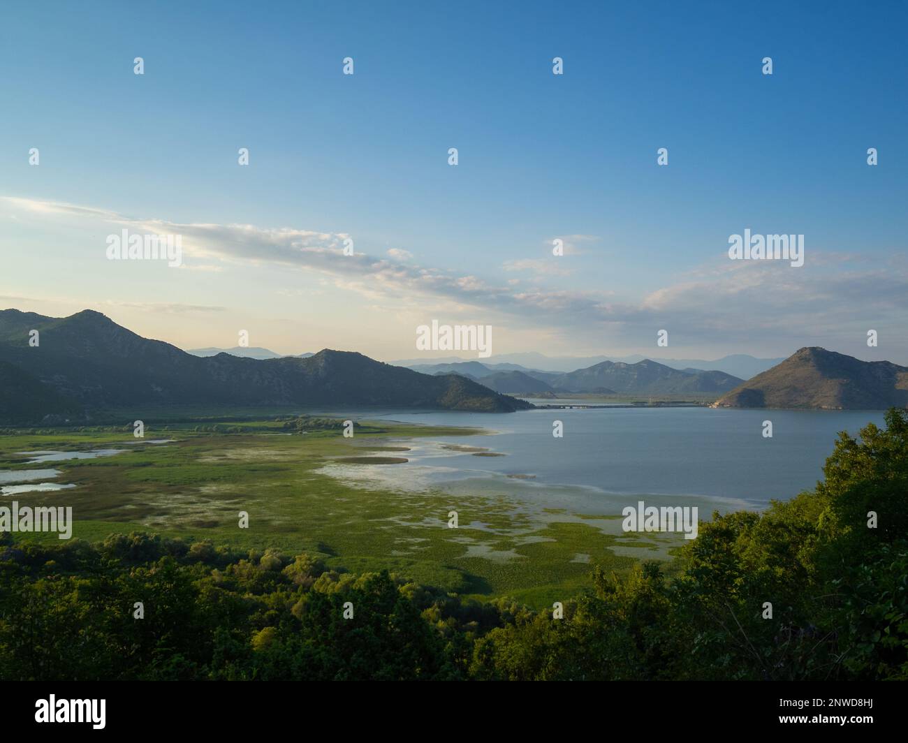Lake Skadar landscape, Montenegro Stock Photo - Alamy