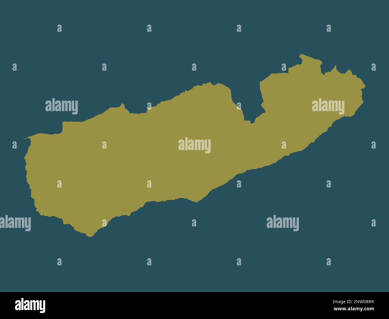 Mtwara, region of Tanzania. Solid color shape Stock Photo - Alamy