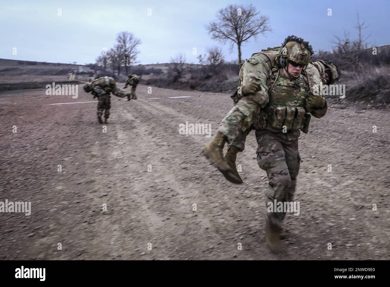 Soldiers assigned to the 1st Battalion, 502nd Infantry Regiment, 2nd Brigade Combat Team, 101st ...