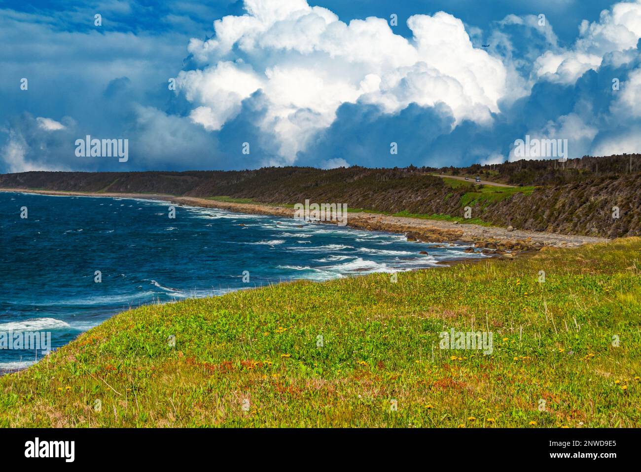 Western Atlantic beaches near the Gros Morne, Newfoundland, Canada ...