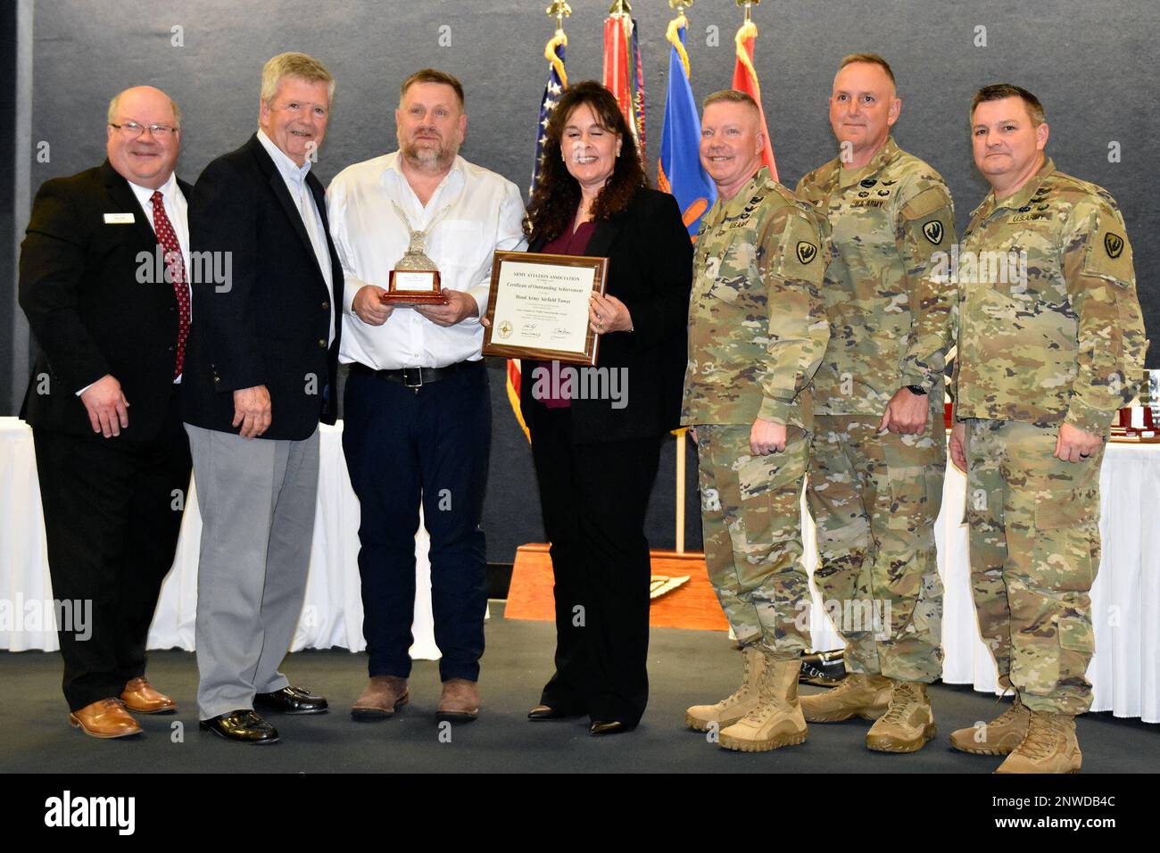 Mark Vick and Carmen Church receive the 2022 Air Traffic Control ...