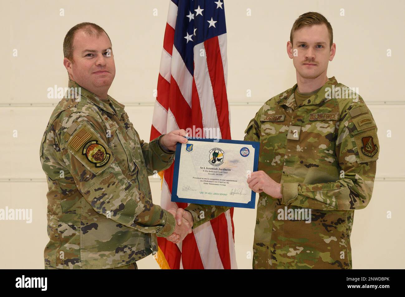 U.S. Air Force Lt. Col. Joseph Langan, 354th Aircraft Maintenance ...