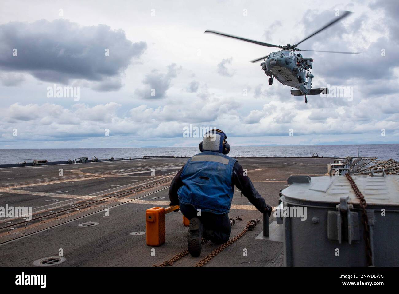 230119-N-TC847-1132 ADRIATIC SEA (Jan. 19, 2023) Boatswain’s Mate ...