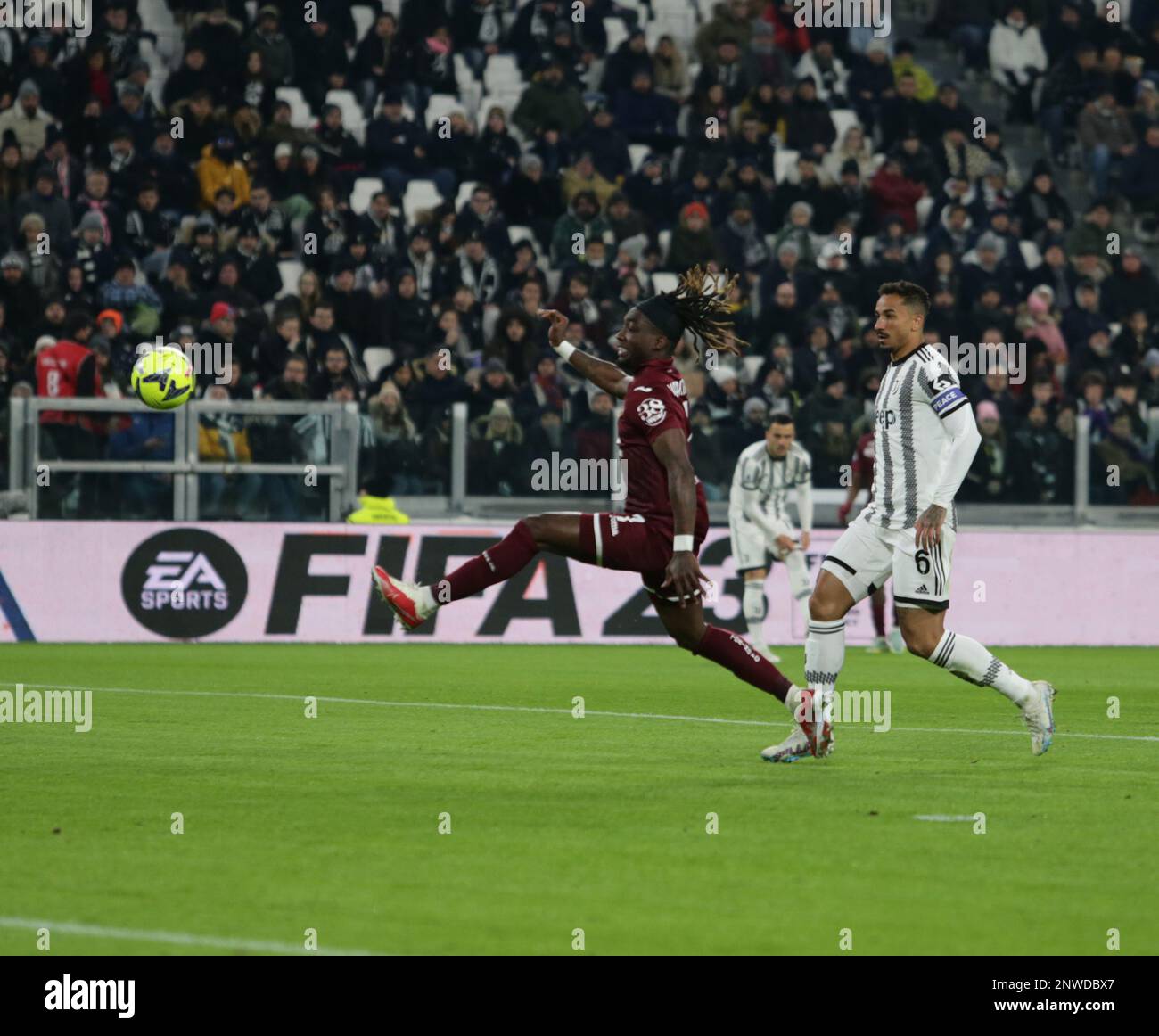 Turin, Italy. 28 February 2023, -t7 during the Italian Serie A ...