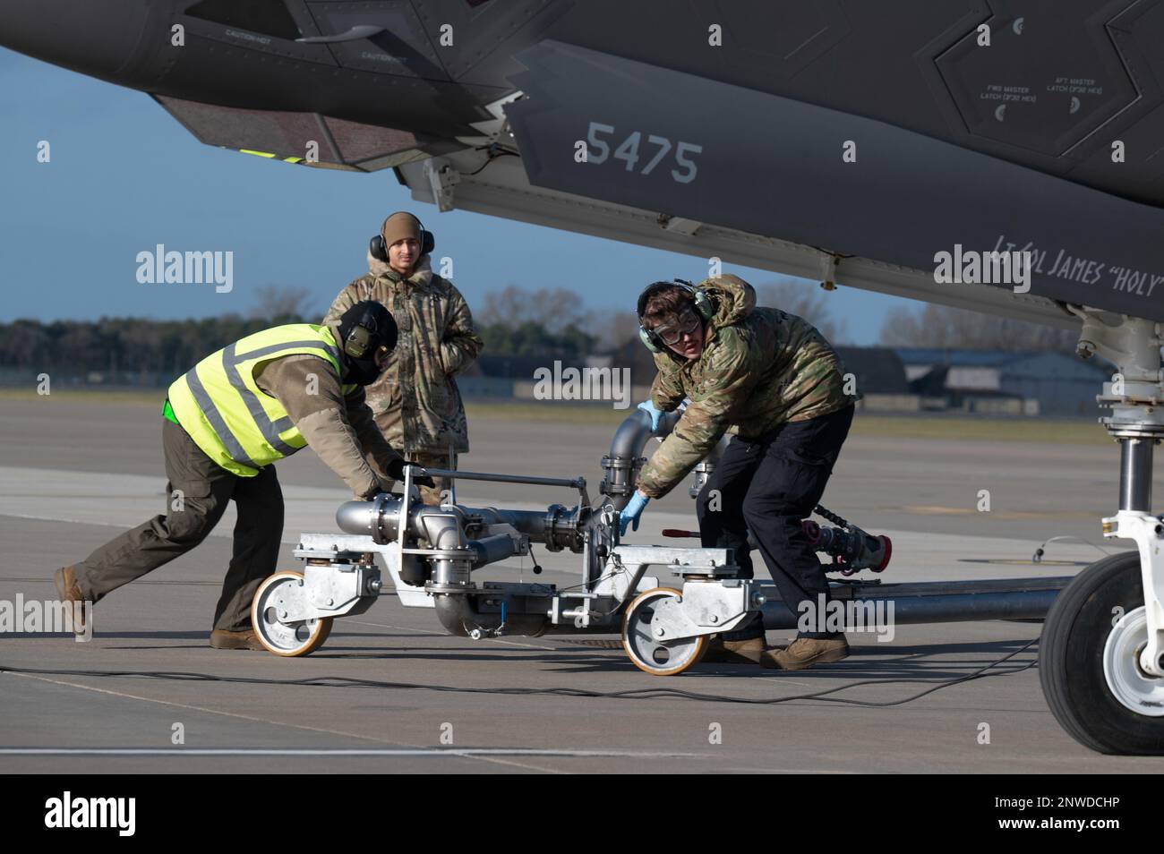U.S. Air Force Senior Airman Patrick Rosales, 495th Aircraft ...