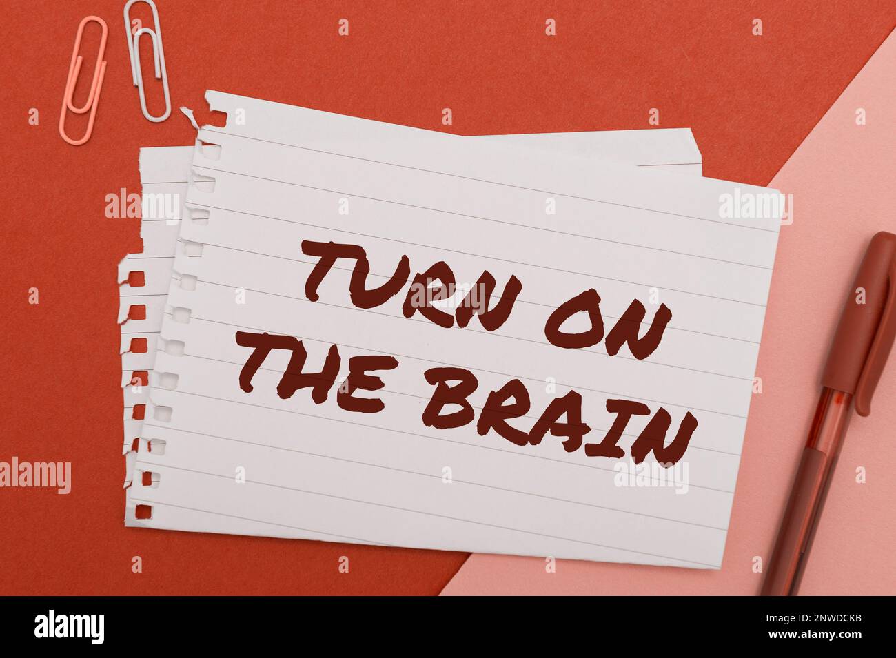 Conceptual display Turn On The Brain, Business overview Apply what you ...
