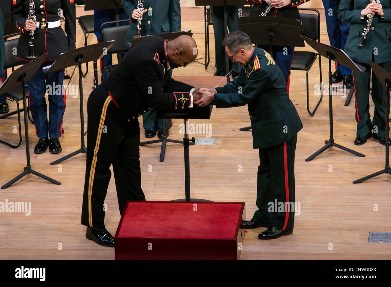 U.S. Marine Corps Chief Warrant Officer 3 DeMarius Jackson, the officer ...