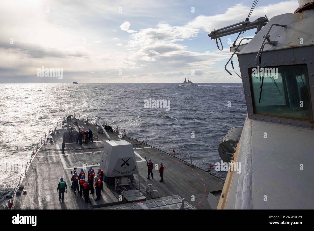 230111-N-EH998-1004 ADRIATIC SEA (Jan. 11, 2023) The Arleigh Burke ...