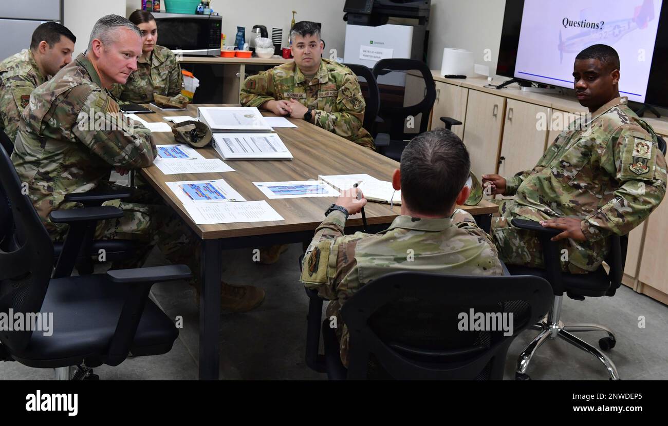 The 332d Air Expeditionary Wing Inspector General team finishes a ...