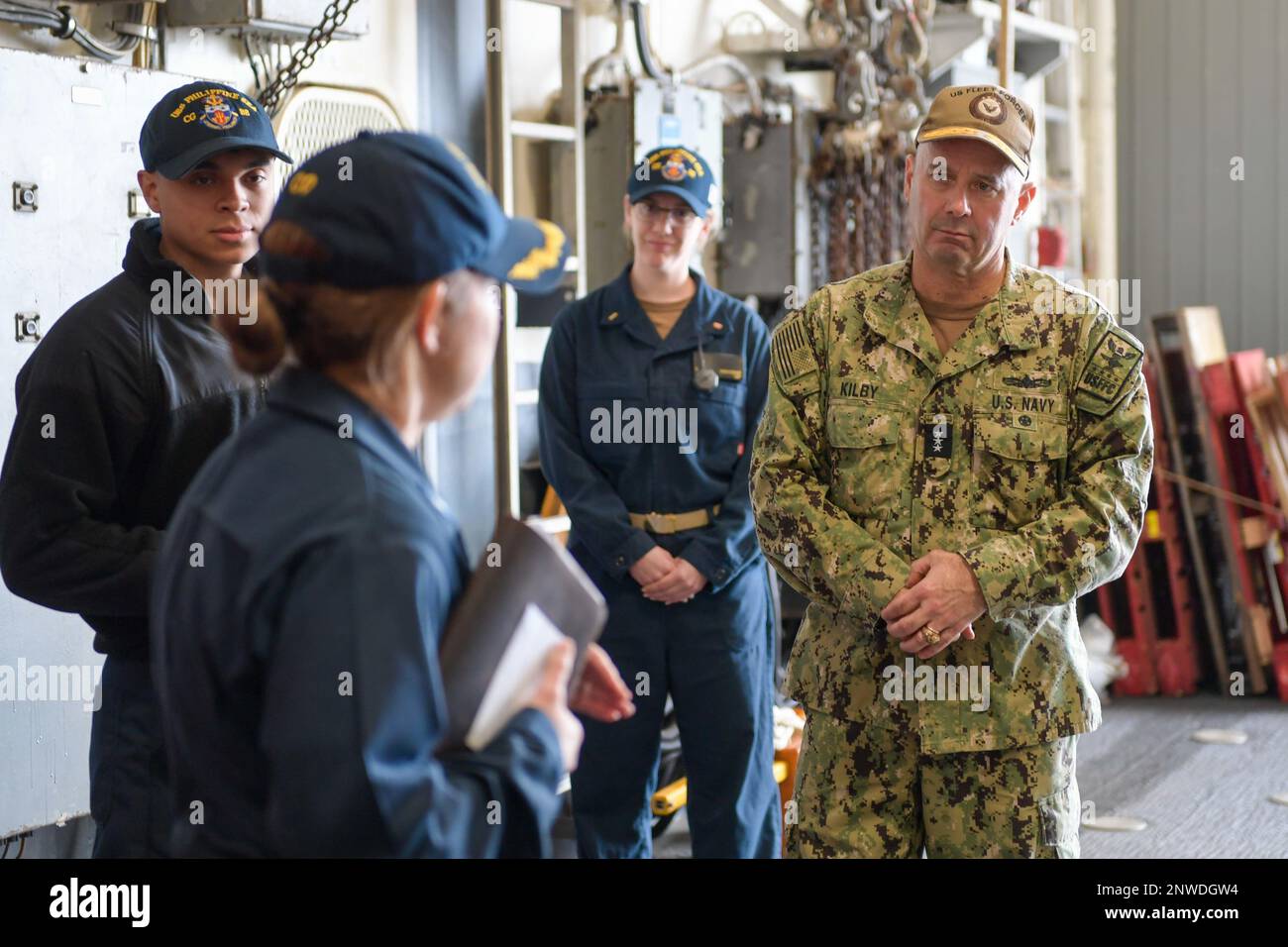 NAVAL STATION NORFOLK (February 9, 2023) - Vice Adm. Jim Kilby ...