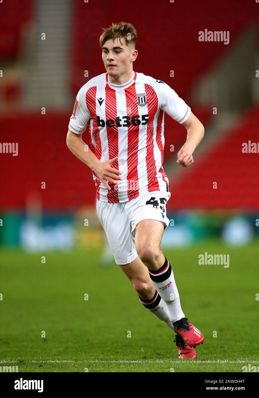 Stoke City's Nathan Lowe during the Emirates FA Cup fifth round match ...