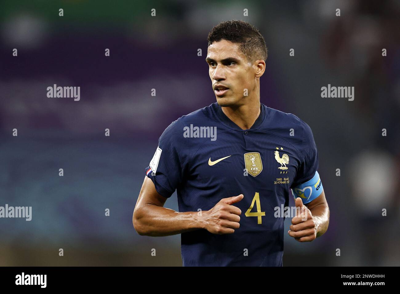DOHA - Raphael Varane of France during the FIFA World Cup Qatar 2022 ...
