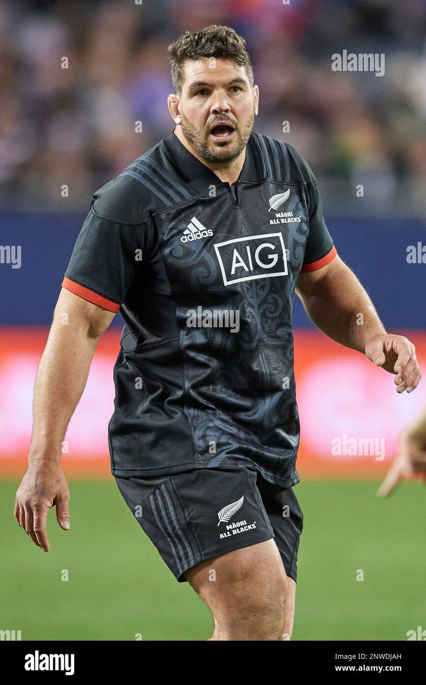 CHICAGO, IL - NOVEMBER 03: Maori All Blacks Ben May (3) in action ...