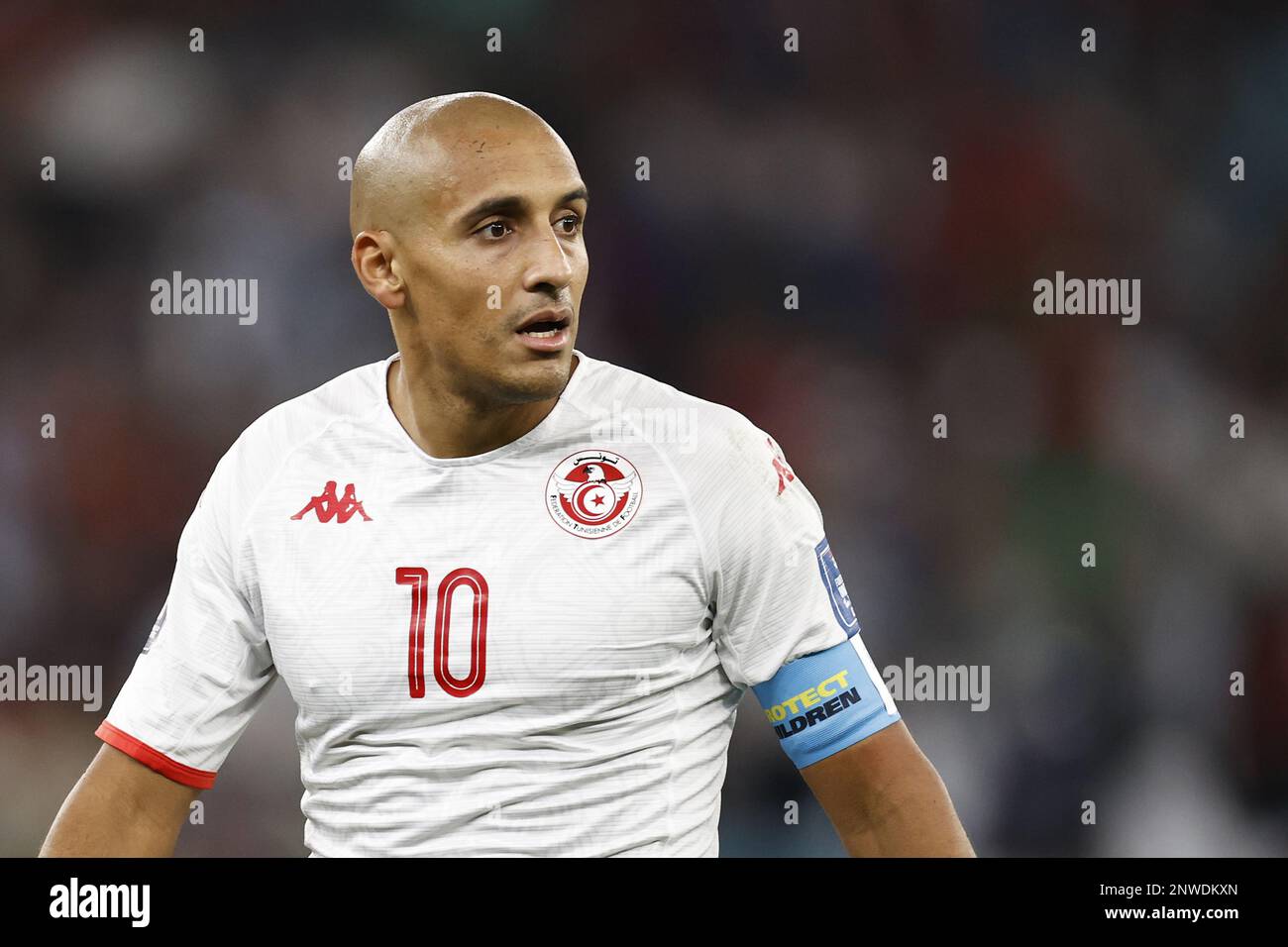 DOHA - Wahbi Khazri of Tunisia during the FIFA World Cup Qatar 2022 ...