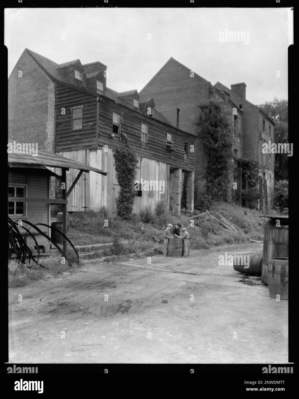 Warehouse, Hoop-pole factory, Fredericksburg, Virginia. Carnegie Survey ...