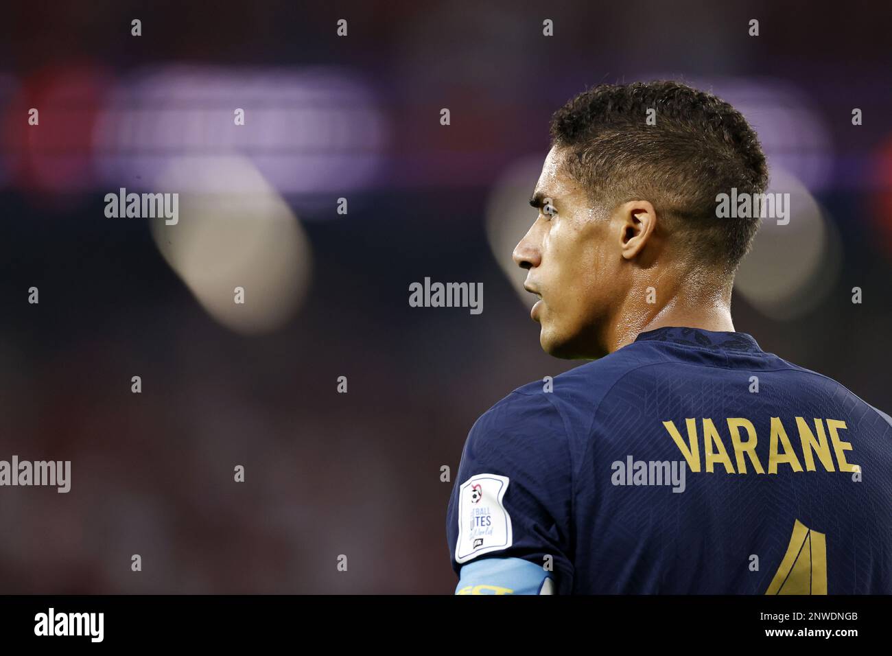 DOHA - Raphael Varane of France during the FIFA World Cup Qatar 2022 ...
