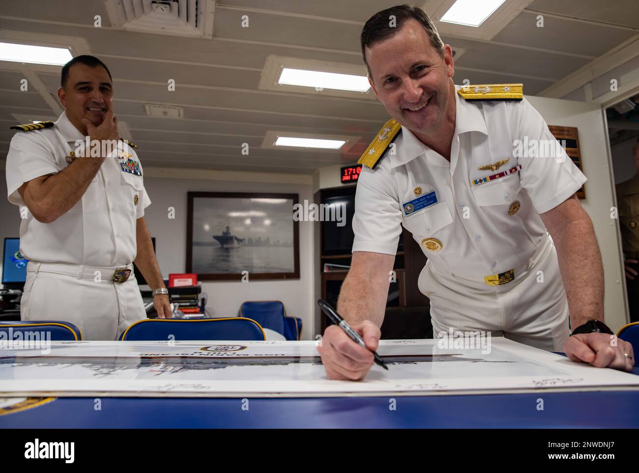 Rear Adm. Mark Melson, commander, Logistics Group Western Pacific/Task ...
