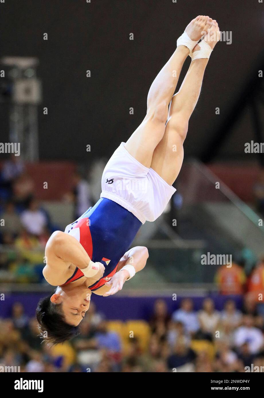 Philippine's Carlos Edriel YULO performs during Men's Floor Exercise ...