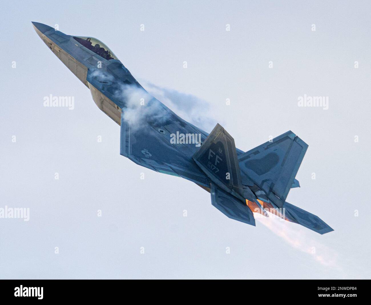 U.S. Air Force Capt. Samuel “RaZZ” Larson, F-22 Raptor Demonstration ...