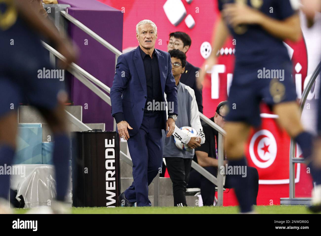 DOHA - France coach Didier Deschamps during the FIFA World Cup Qatar ...