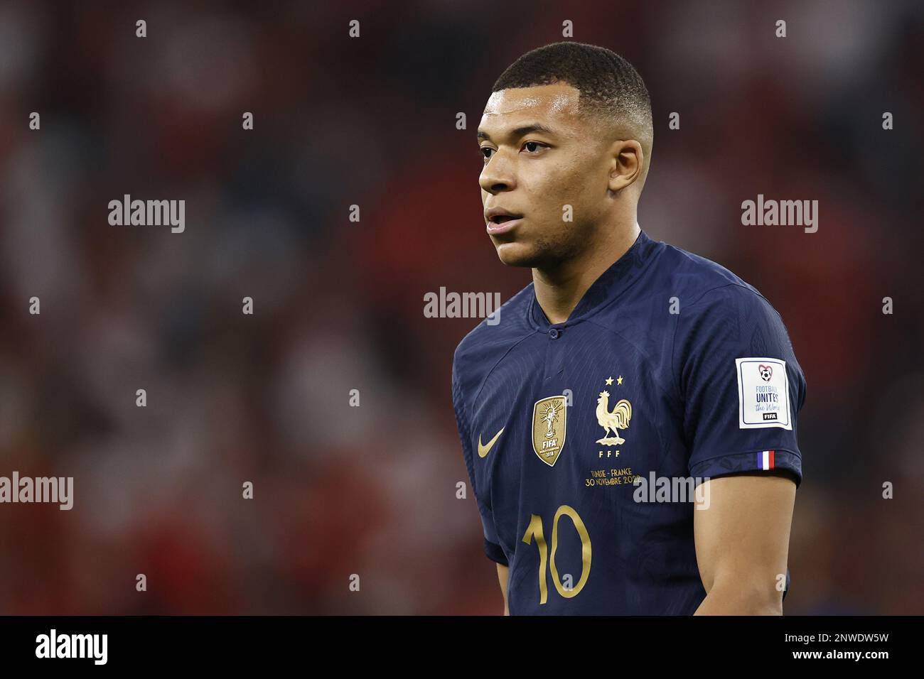 DOHA - Kylian Mbappe of France during the FIFA World Cup Qatar 2022 ...