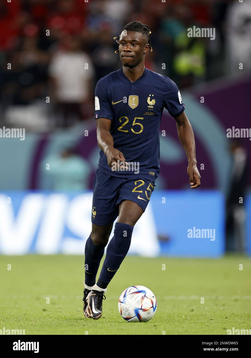 DOHA - Eduardo Camavinga of France during the FIFA World Cup Qatar 2022 ...