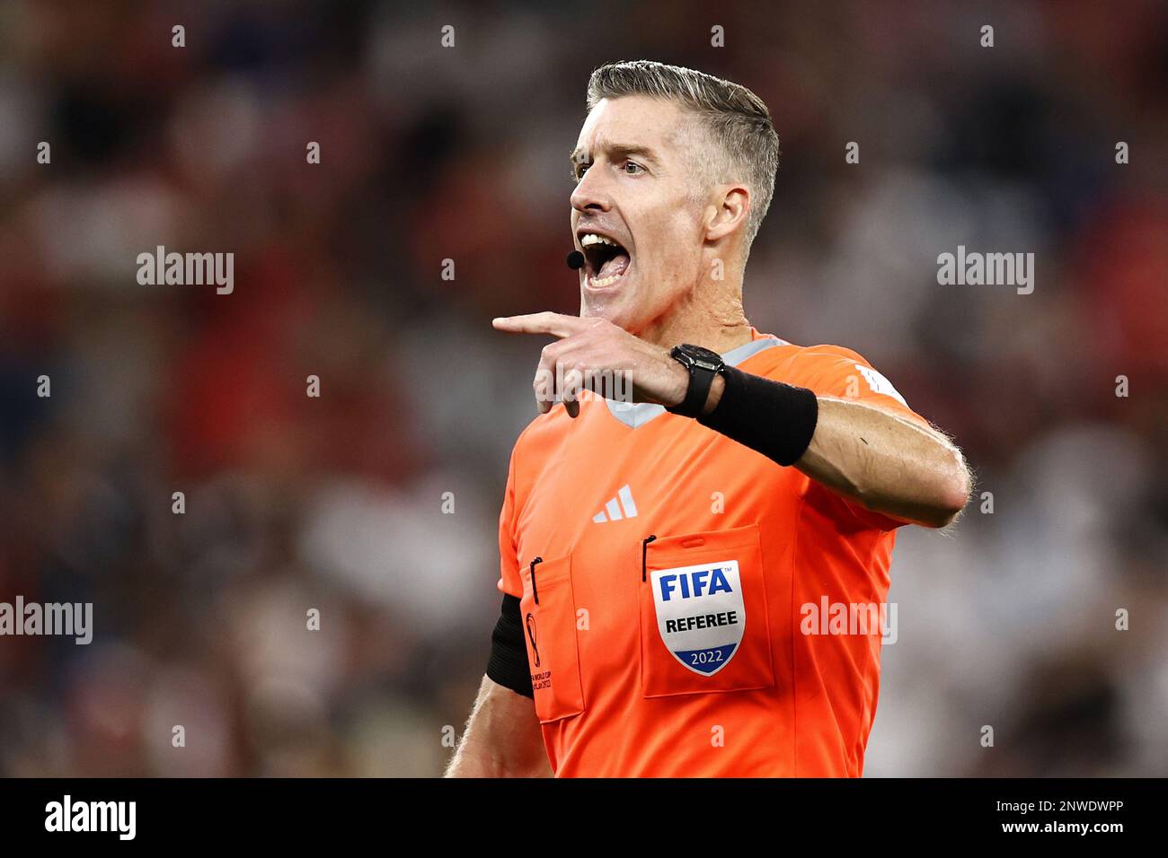 DOHA - referee Matthew Conger during the FIFA World Cup Qatar 2022 ...