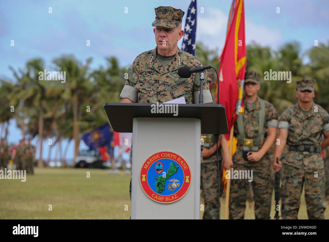 U.S. Marine Corps Gen. David H. Berger, the Commandant of the Marine ...