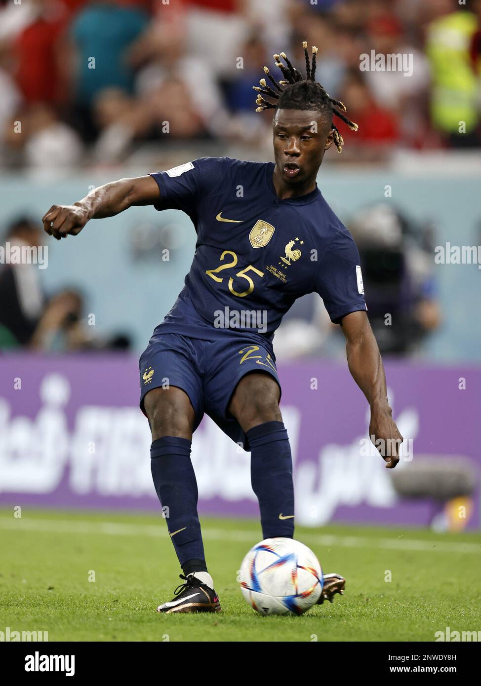 DOHA - Eduardo Camavinga of France during the FIFA World Cup Qatar 2022 ...