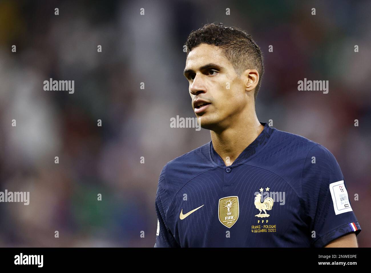 DOHA - Raphael Varane of France during the FIFA World Cup Qatar 2022 ...