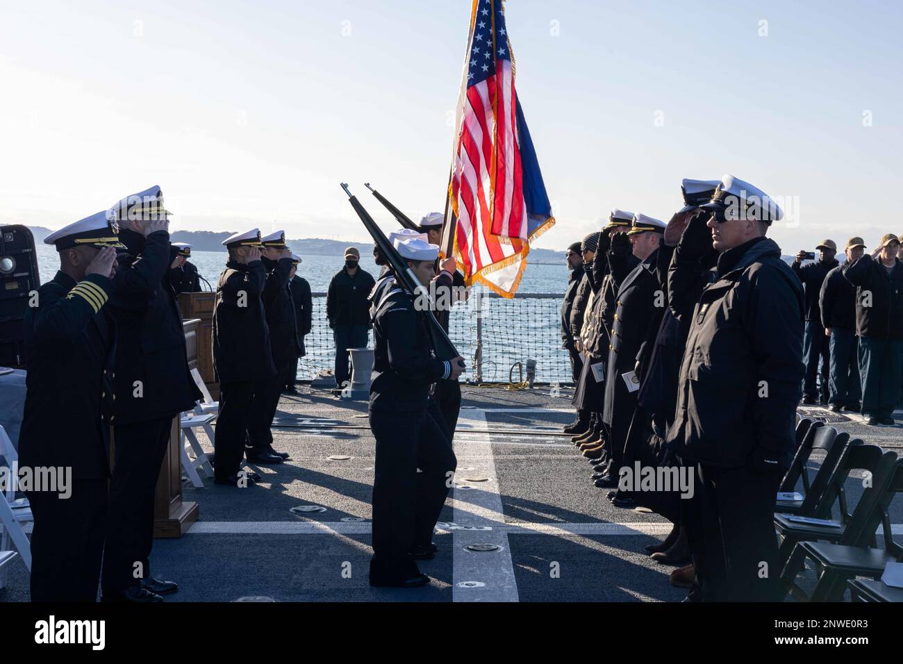 TOKYO BAY, Japan (Jan. 26, 2023) Sailors aboard the Arleigh Burke-class ...