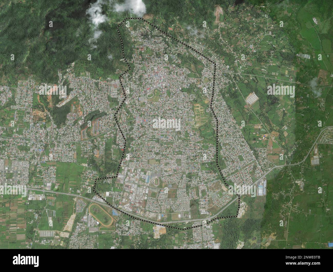 Arima, borough of Trinidad and Tobago. High resolution satellite map ... Arima, borough of Trinidad and Tobago. High resolution satellite map ...