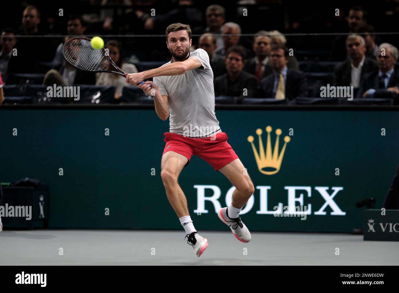 October 31, 2018 - Paris, France - French player GILLES SIMON returns ...