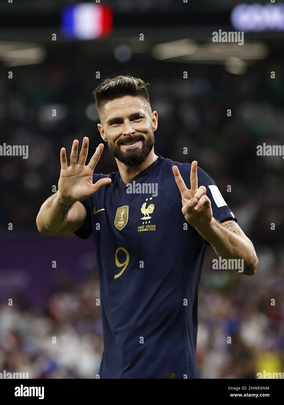 DOHA - Olivier Giroud of France during the FIFA World Cup Qatar 2022 ...