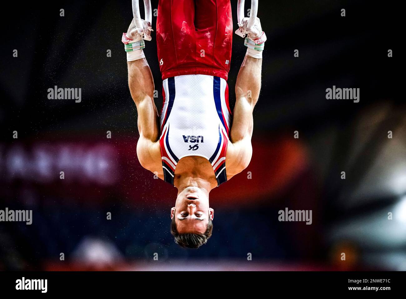 October 31, 2018: Samuel Mikulak of United States during Rings ...