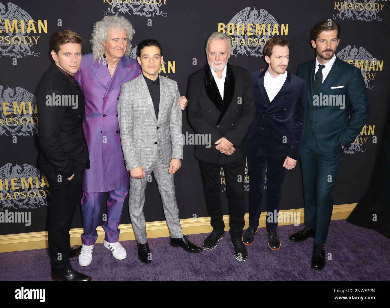 Photo by: John Nacion/STAR MAX/IPx 2018 10/30/18 Allen Leech, Brian May ...