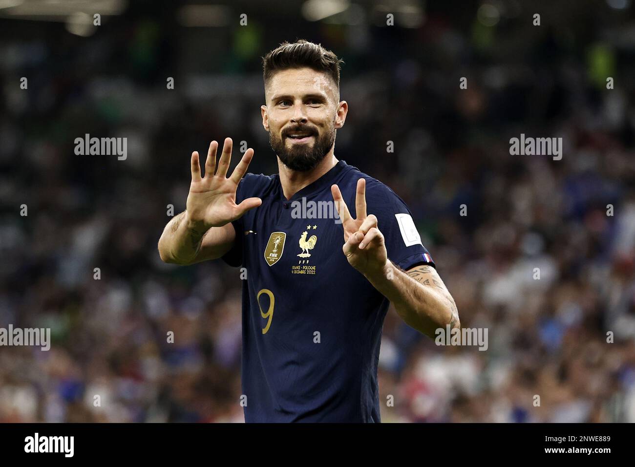 DOHA - Olivier Giroud of France during the FIFA World Cup Qatar 2022 ...