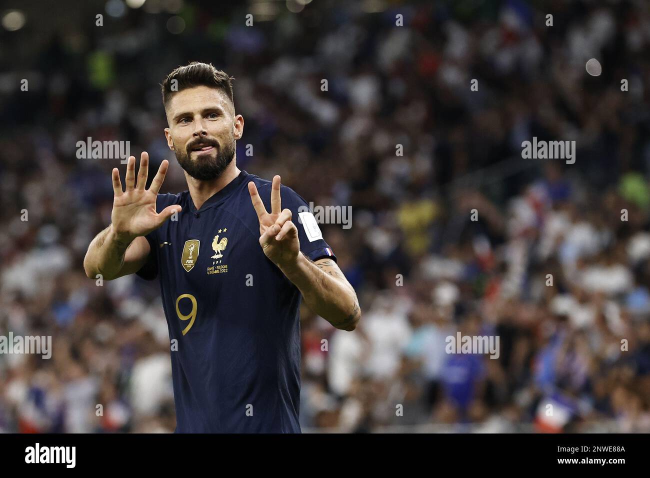 DOHA - Olivier Giroud of France during the FIFA World Cup Qatar 2022 ...