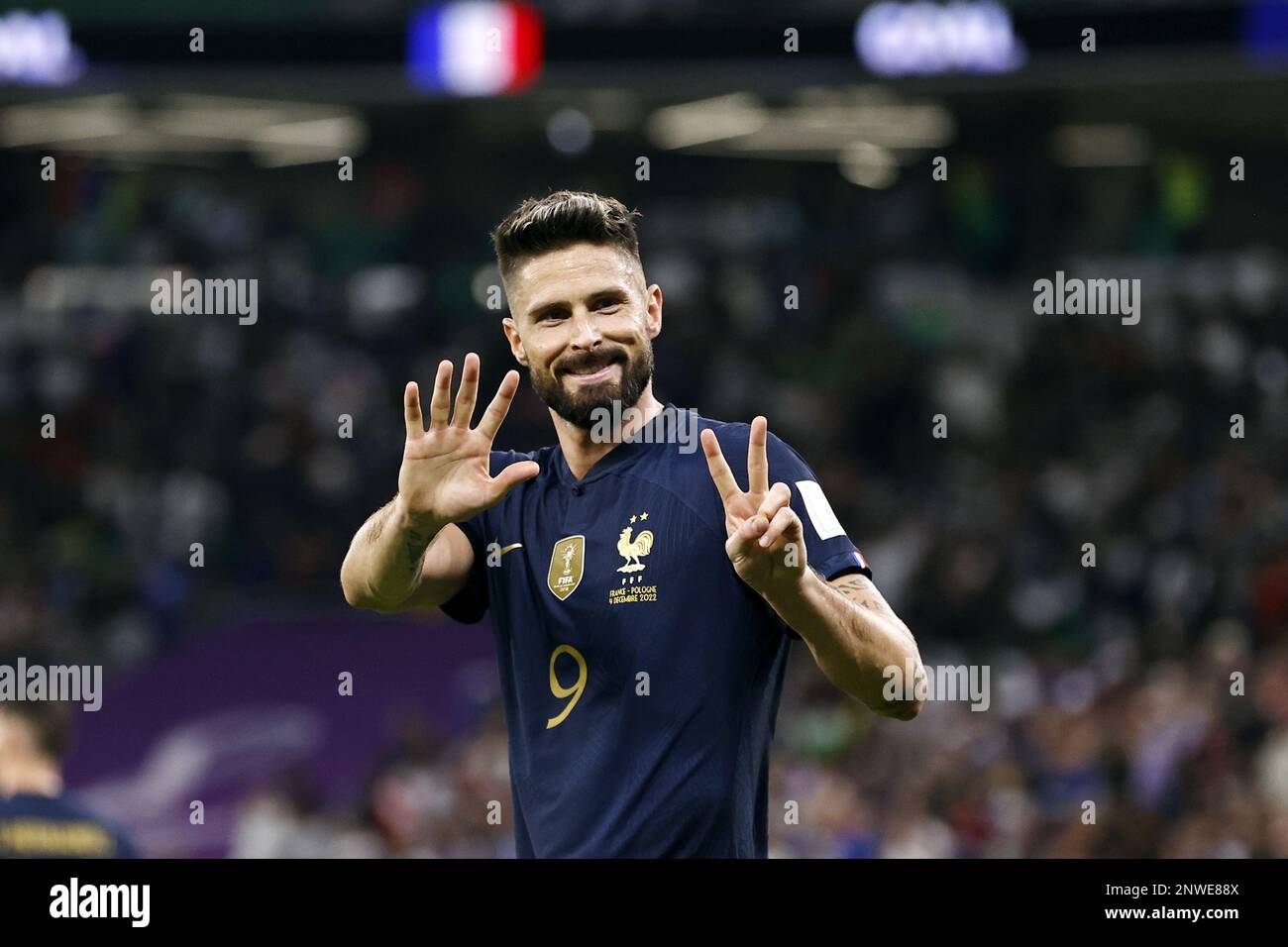 DOHA - Olivier Giroud of France during the FIFA World Cup Qatar 2022 ...