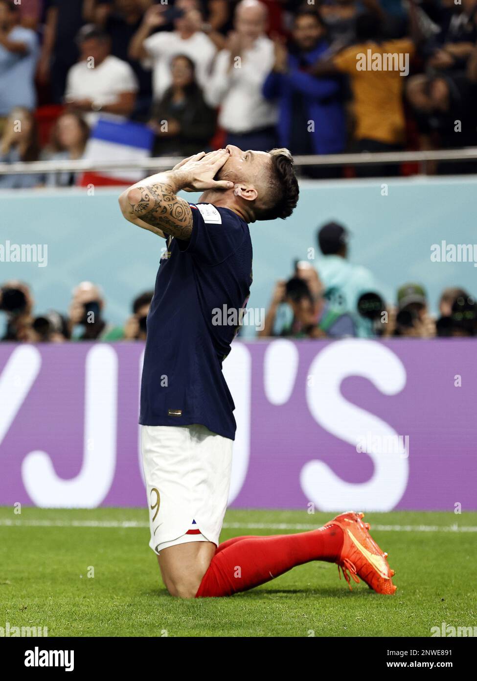 DOHA - Olivier Giroud of France during the FIFA World Cup Qatar 2022 ...