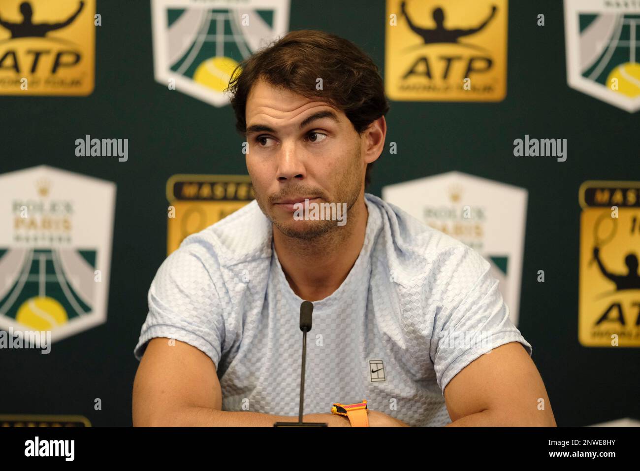 October 31, 2018 - Paris, France - The Spanish player RAFAEL NADAL ...