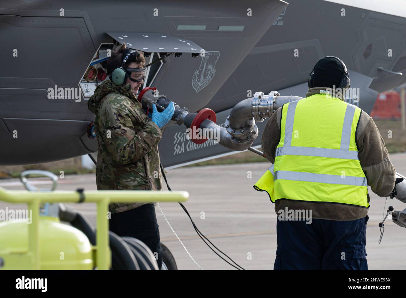 U.S. Air Force Airman 1st Class Tyler Moody, 495th Aircraft Maintenance ...